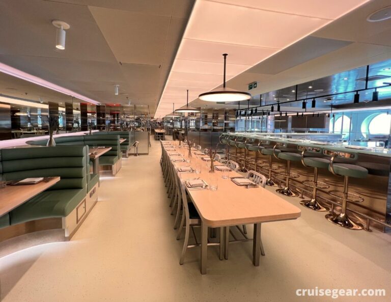 Test Kitchen Virgin Voyages Menu | Cruise Gear