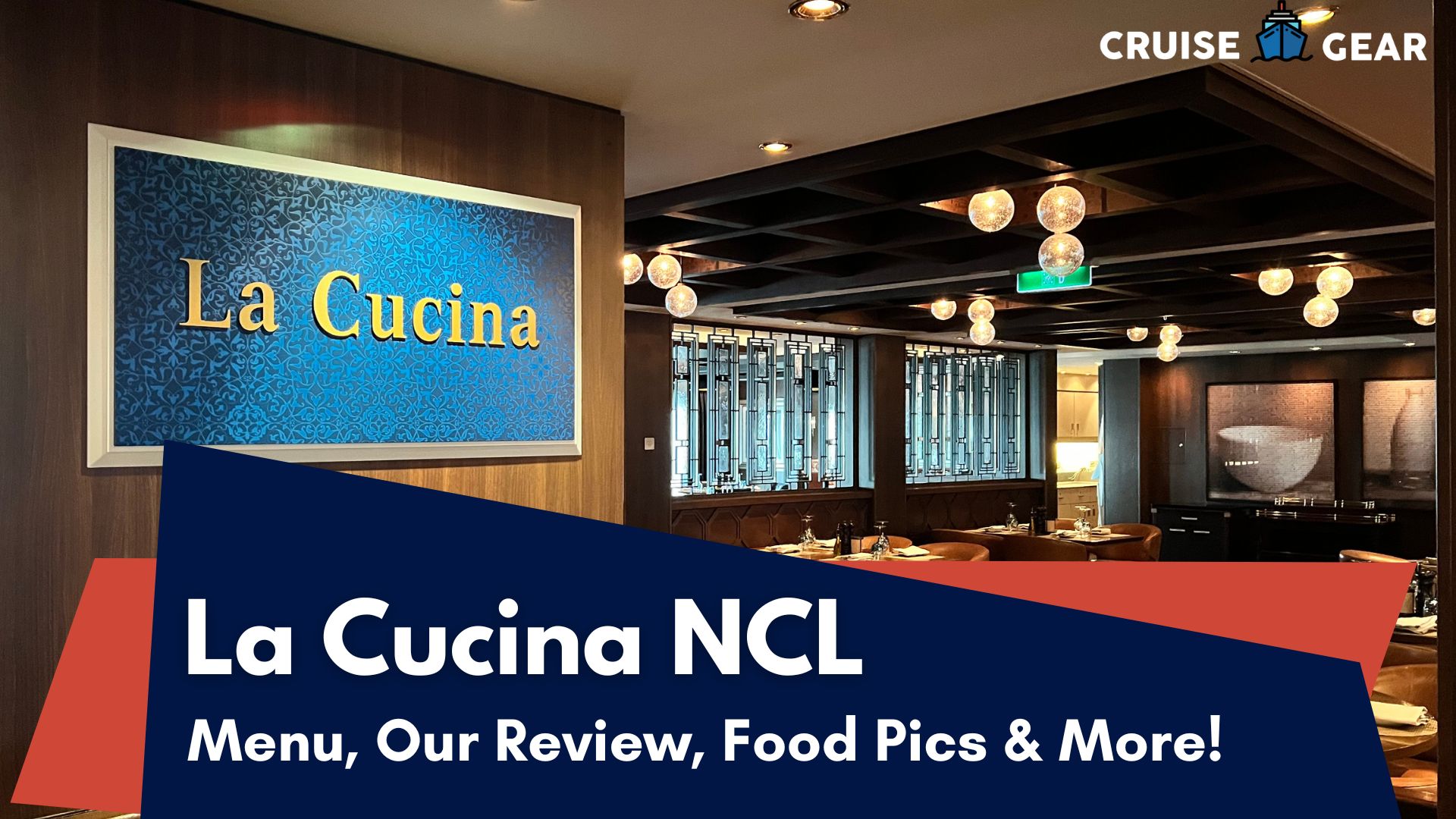 La Cucina NCL Menu With Prices 2025 | Cruise Gear