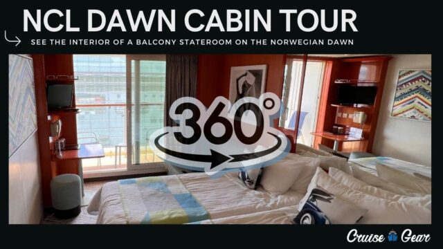 Norwegian Dawn Balcony Cabin 360 Tour - CruiseGear