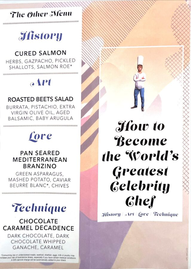 Le Petit Chef Celebrity Cruises Menu & Review - Is it worth it ...