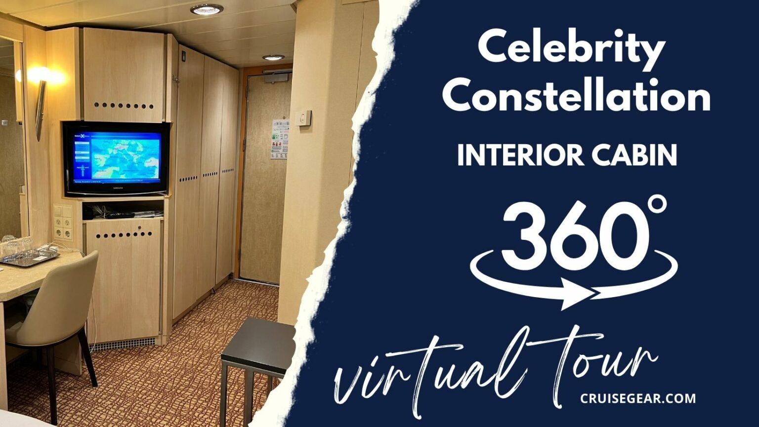 Celebrity Constellation Interior Cabin Virtual Tour - Cruise Gear