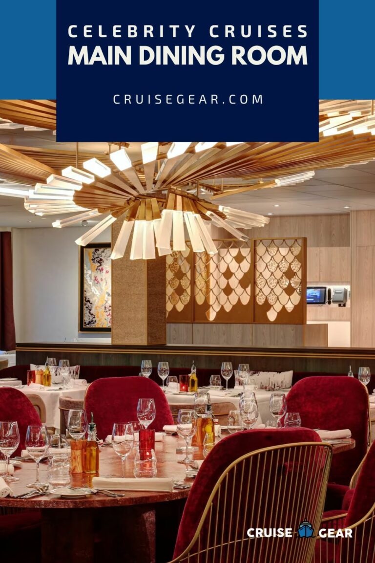 Celebrity Cruises Main Dining Room Menu + Recent Changes - Cruise Gear
