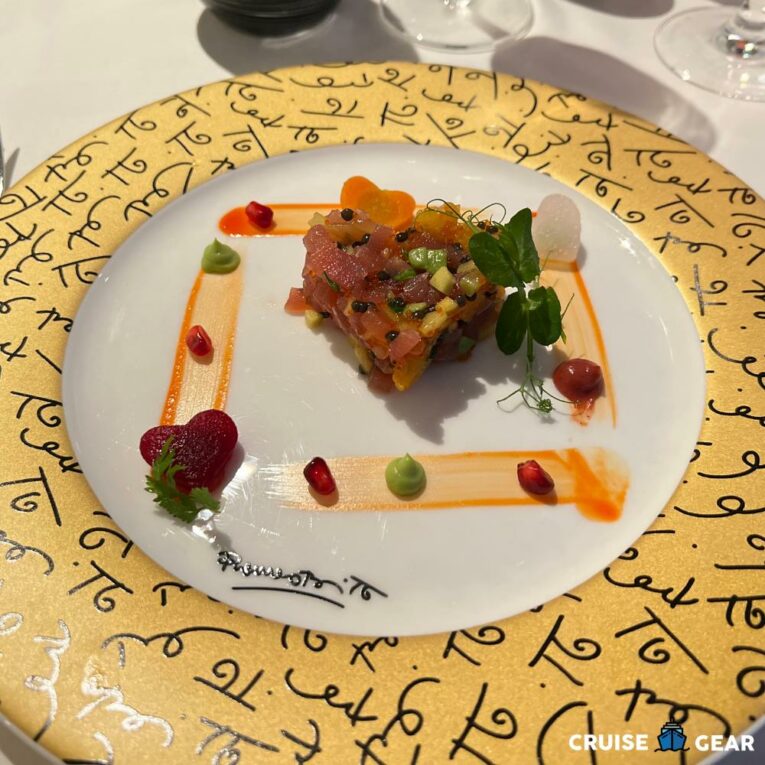 Love by Britto Menu & Review (Sun Princess) - Cruise Gear